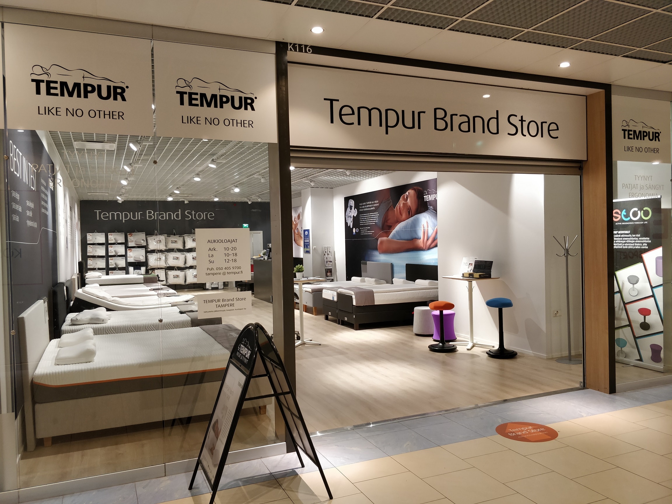 Tempur Brand Store Tampere - Nukkumisergonomian erikoisliike