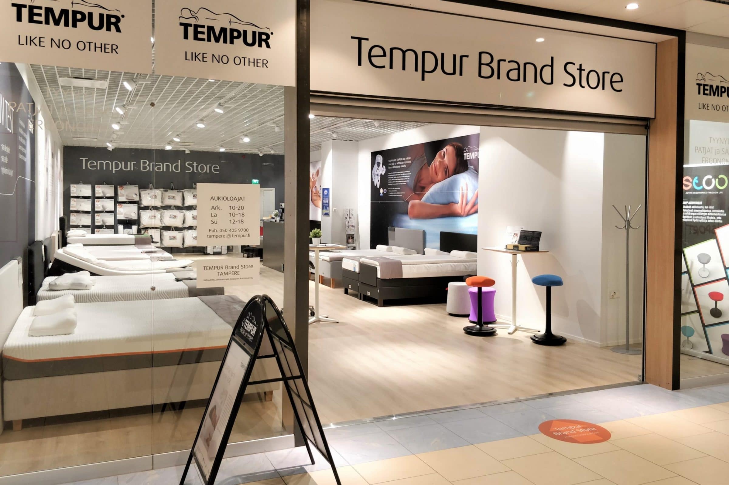 Tempur Brand Store Tampere - Nukkumisergonomian erikoisliike
